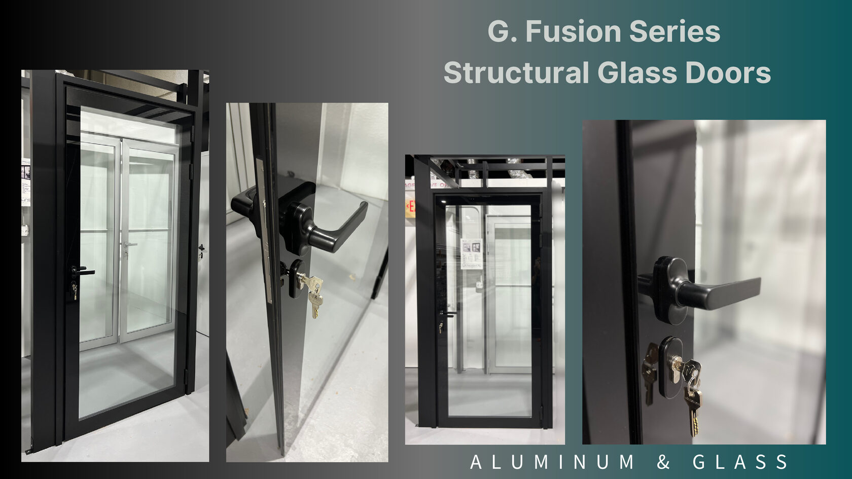 Aluminum glass partition - IDC