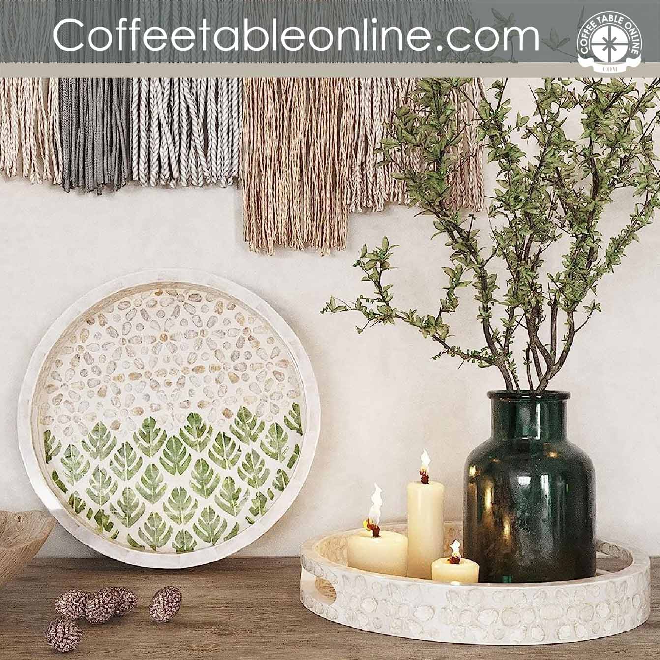 The 35 Best Round Coffee Table Trays for a Stylish Living Room
