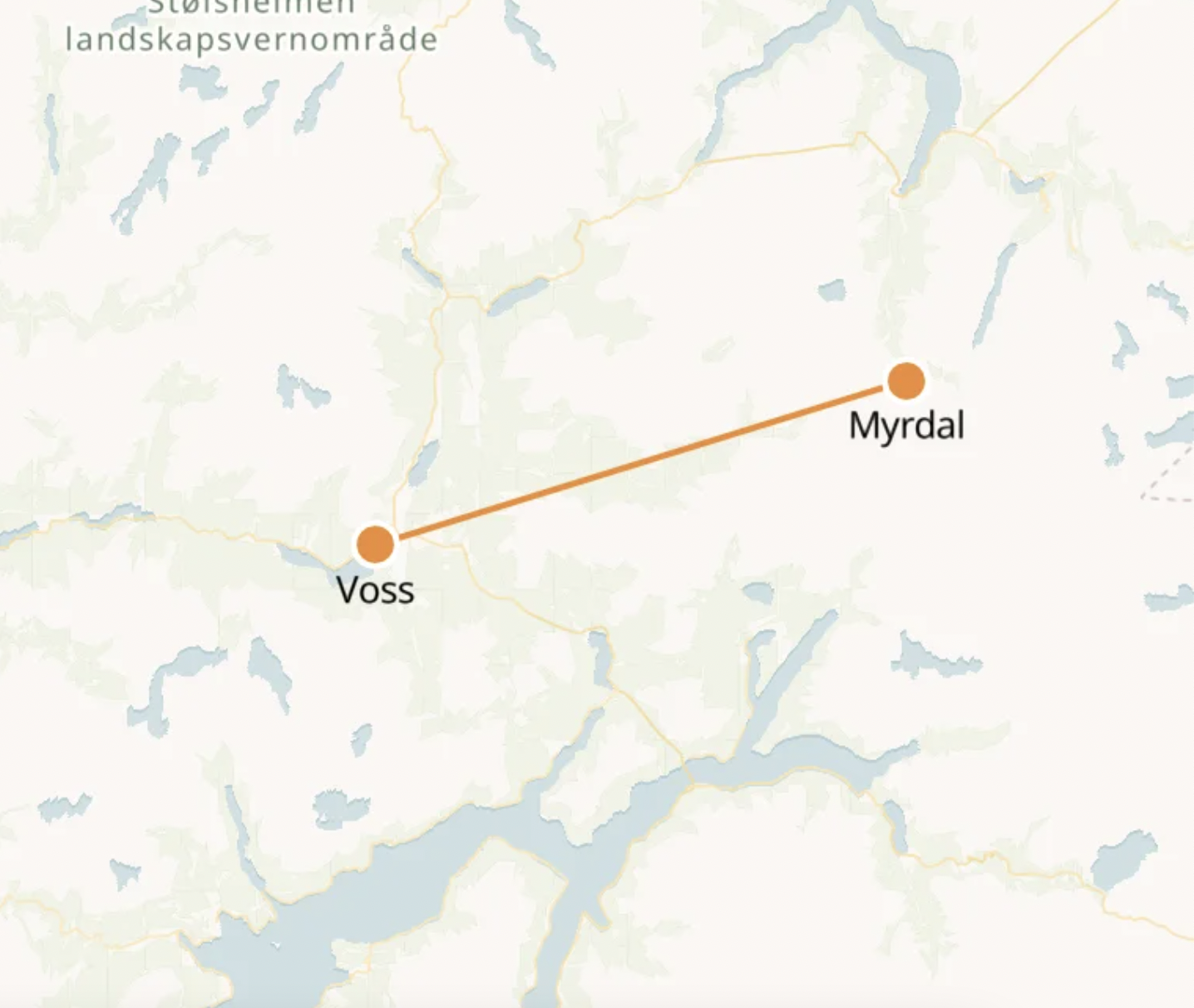 Myrdal to Voss Train | Tickets & Schedule