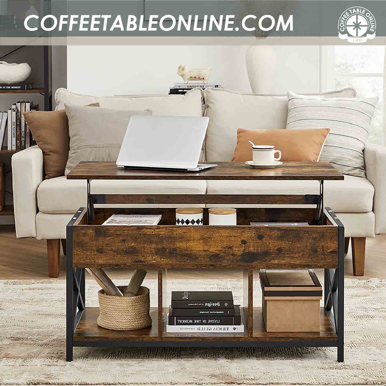 33 Lift Top Farmhouse Style Coffee Tables For 2023 | How to Choose