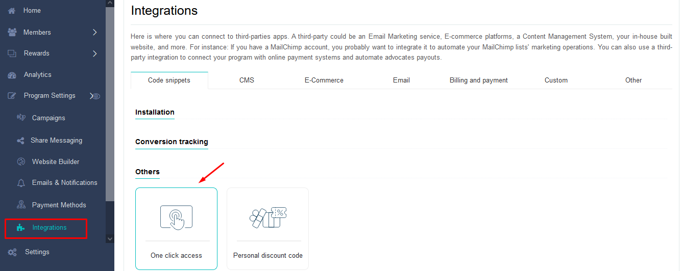 One Click Access Link | Genius Referrals