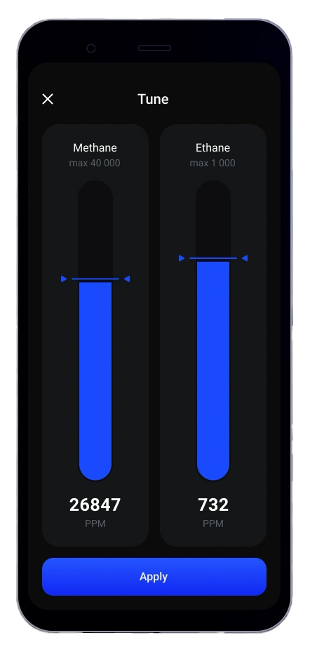 Leak Finder Application for handhel remote gas leak detectors| Pergam ...