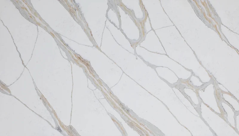 Calacatta Borghini Quartz Slab - Perfect Stones