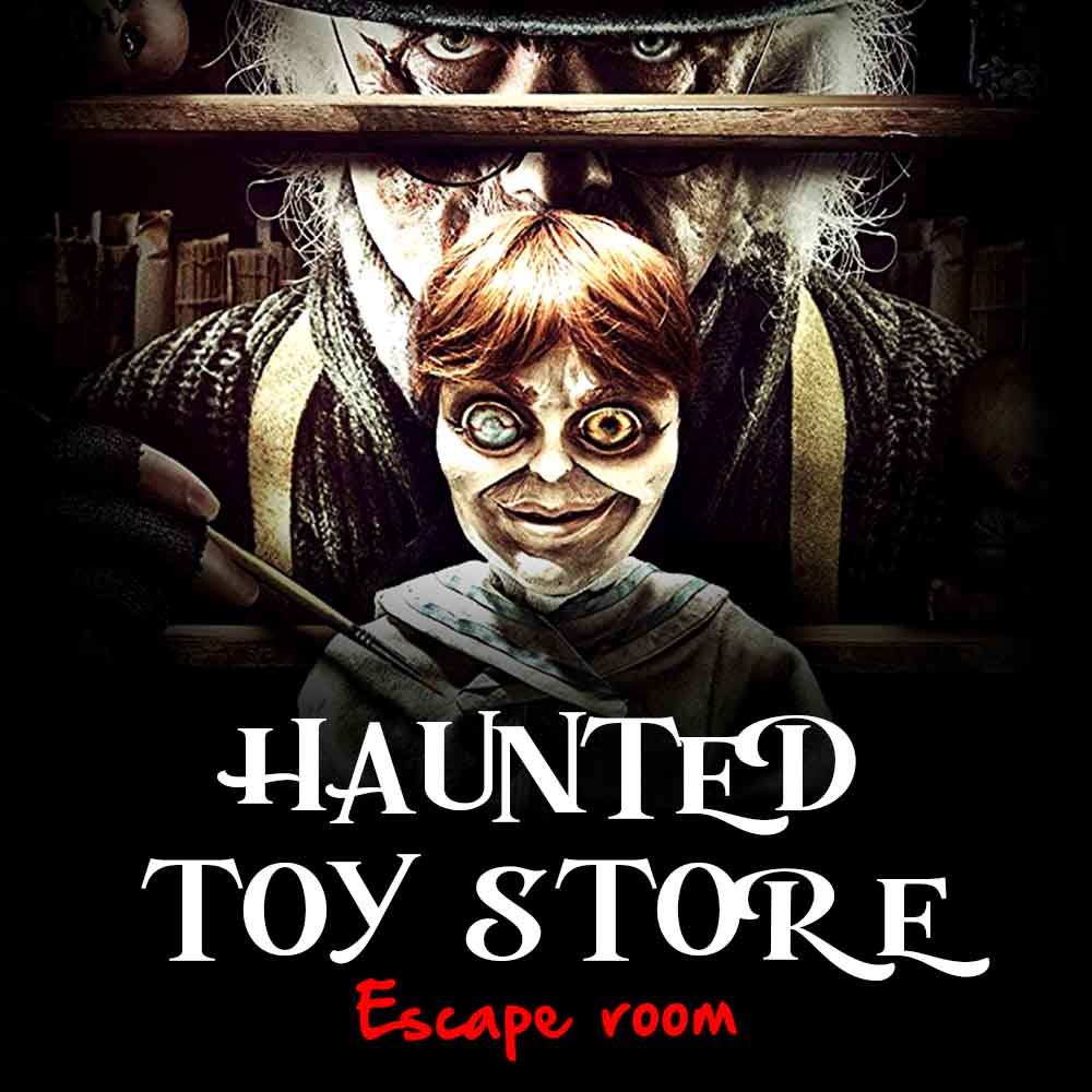 Haunted Toy Store turnkey escape room. Open horror escape room ...