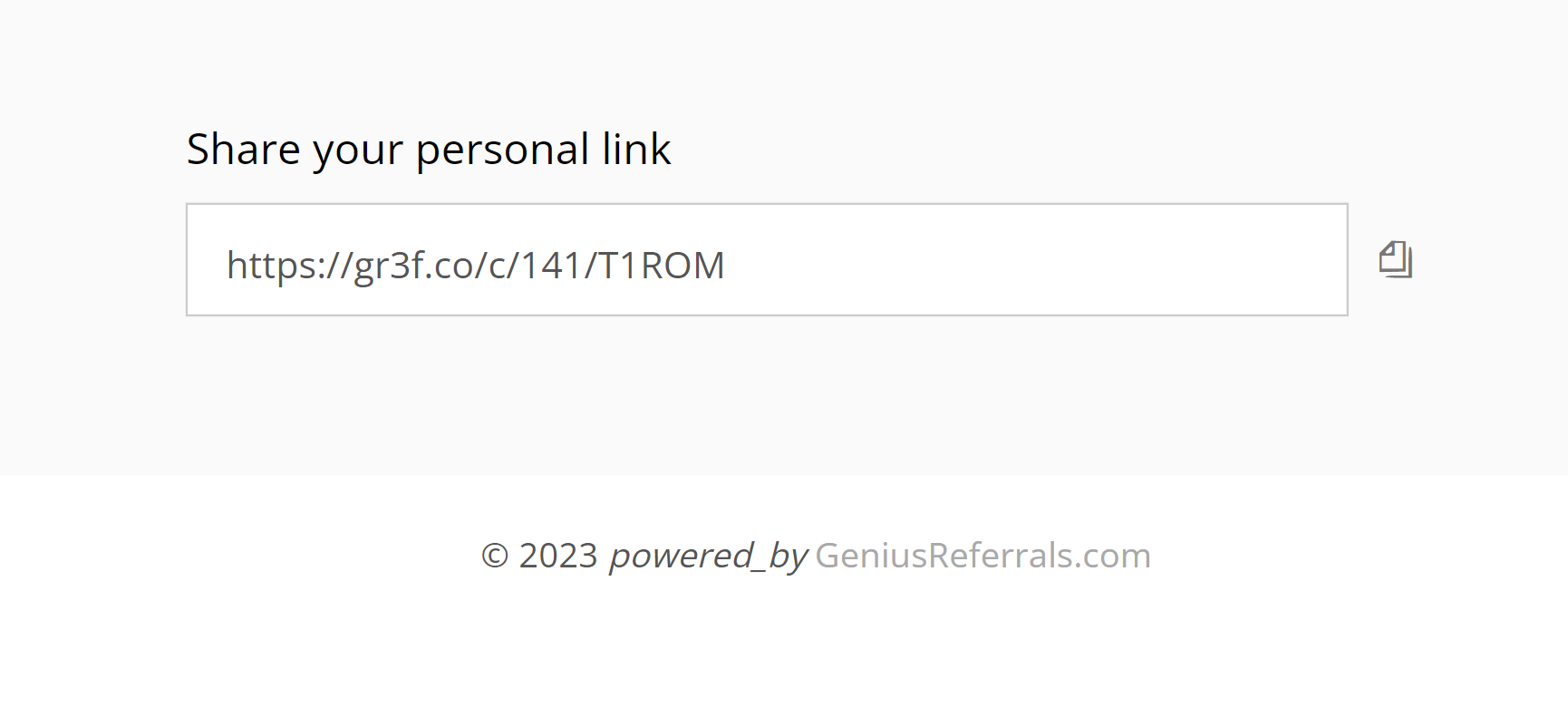 Genius Personal Link Widget Template: Customizable & Responsive