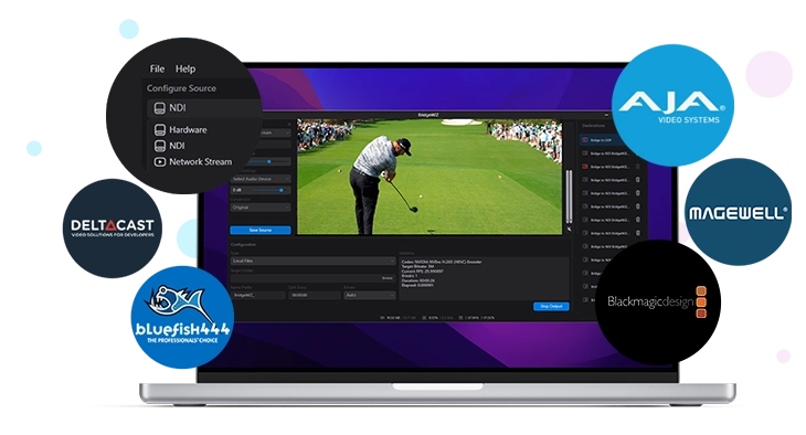 BridgeWIZ - NDI, SDI, SRT, RTMP - convert easily | Tricube