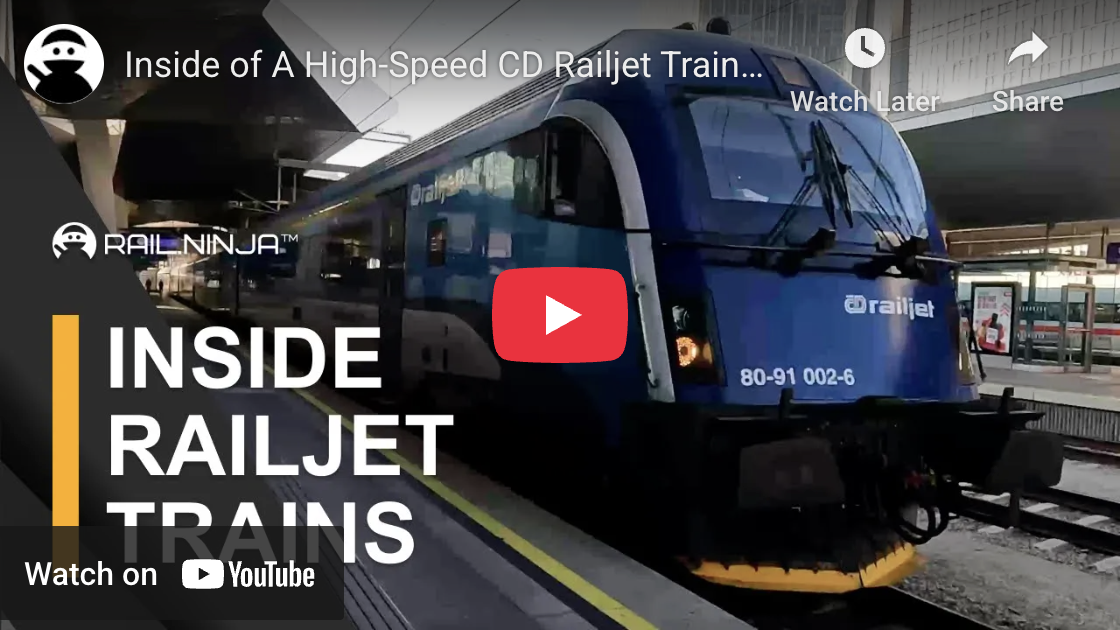 Railjet High-Speed Train | Tickets & Map - CZECH RAILS