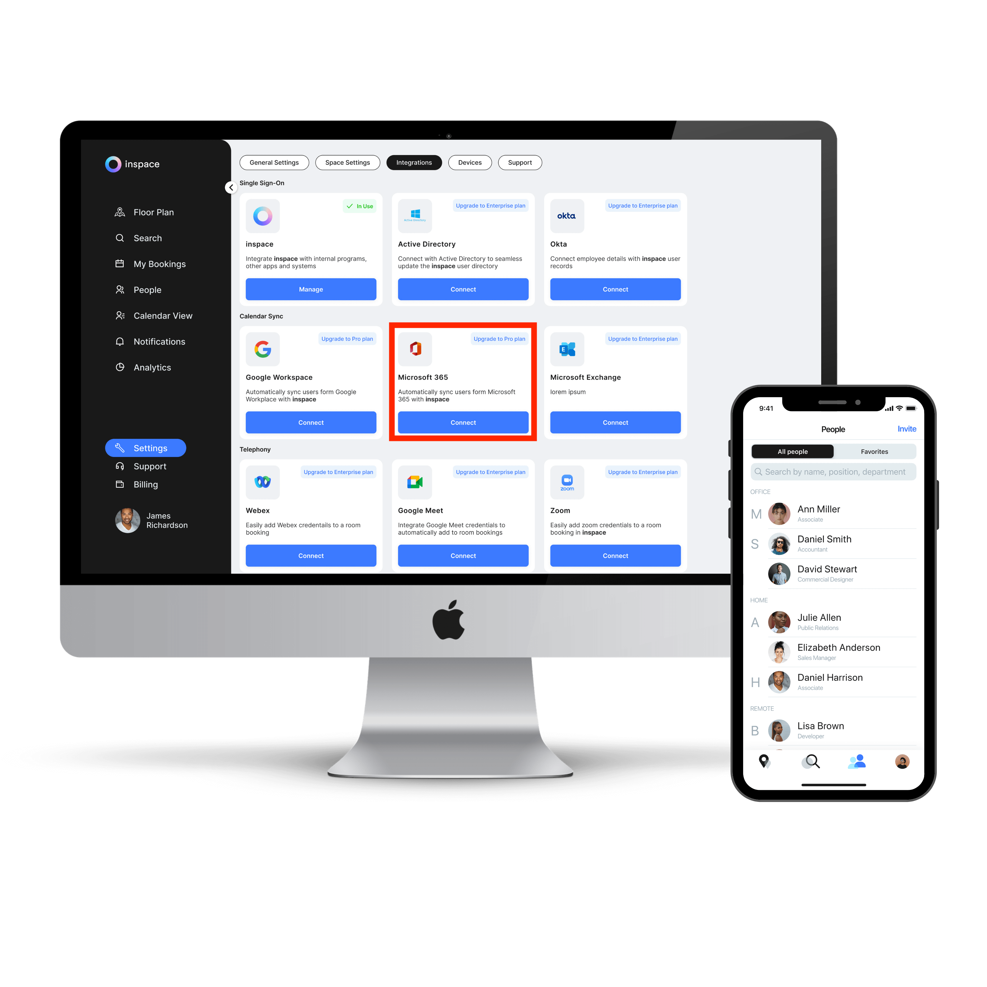 Integration: Microsoft Office 365 | inspace Help Center