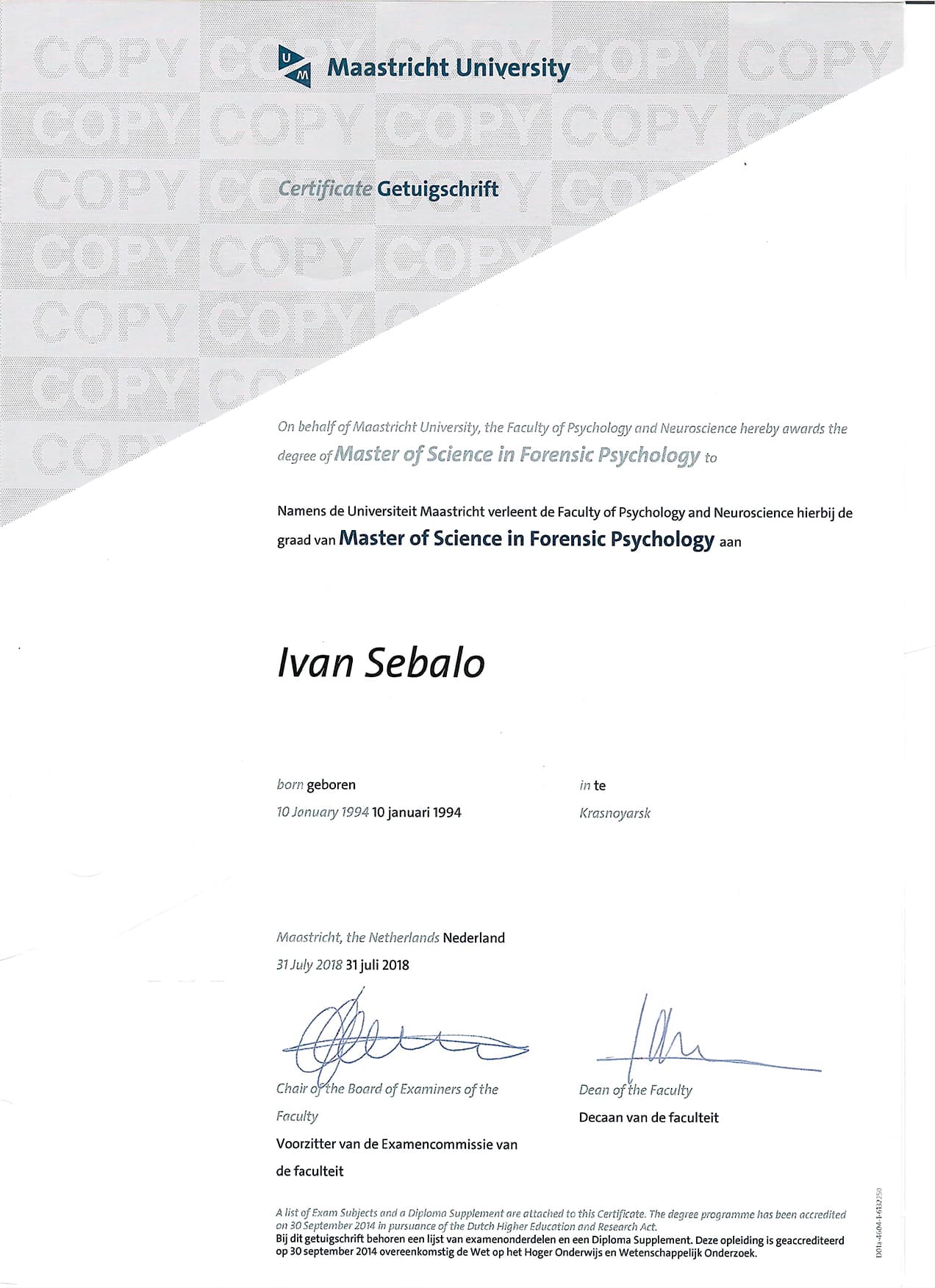 Dr. Ivan Sebalo - Counselling Psychologist in Prague