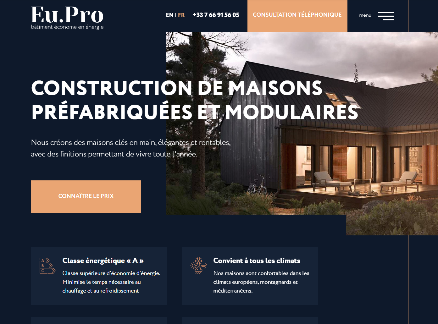Сonstruction de maisons préfabriquées et modulaires