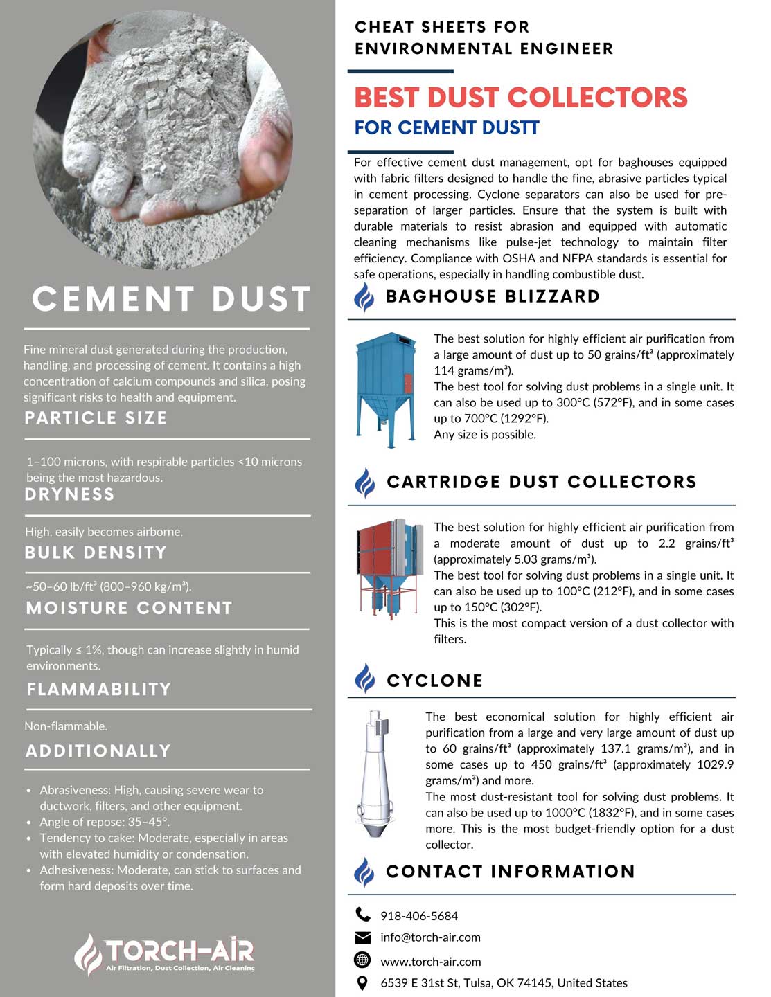Exposure to Cement Dust: Environmental and Occupational Risks