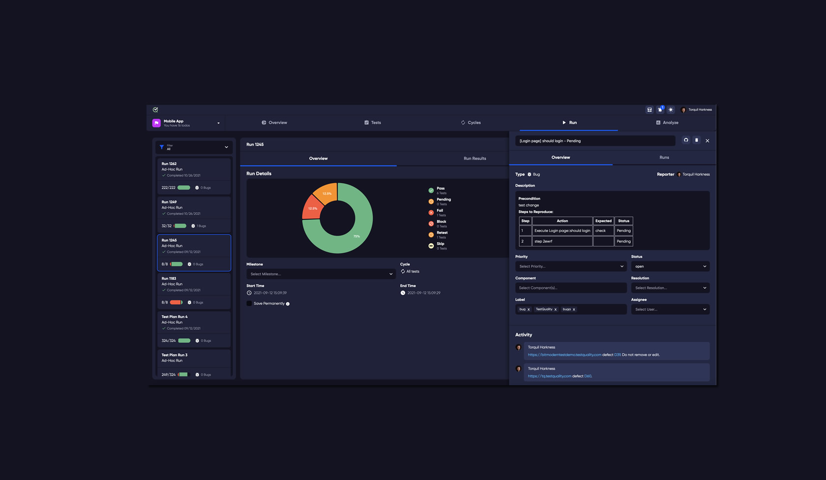 GitHub Test Case Management Tool | TestQuality