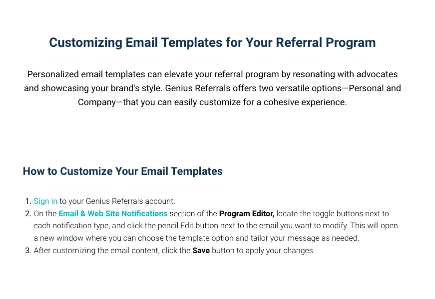 How to Customize Email Templates for Your Referral Program