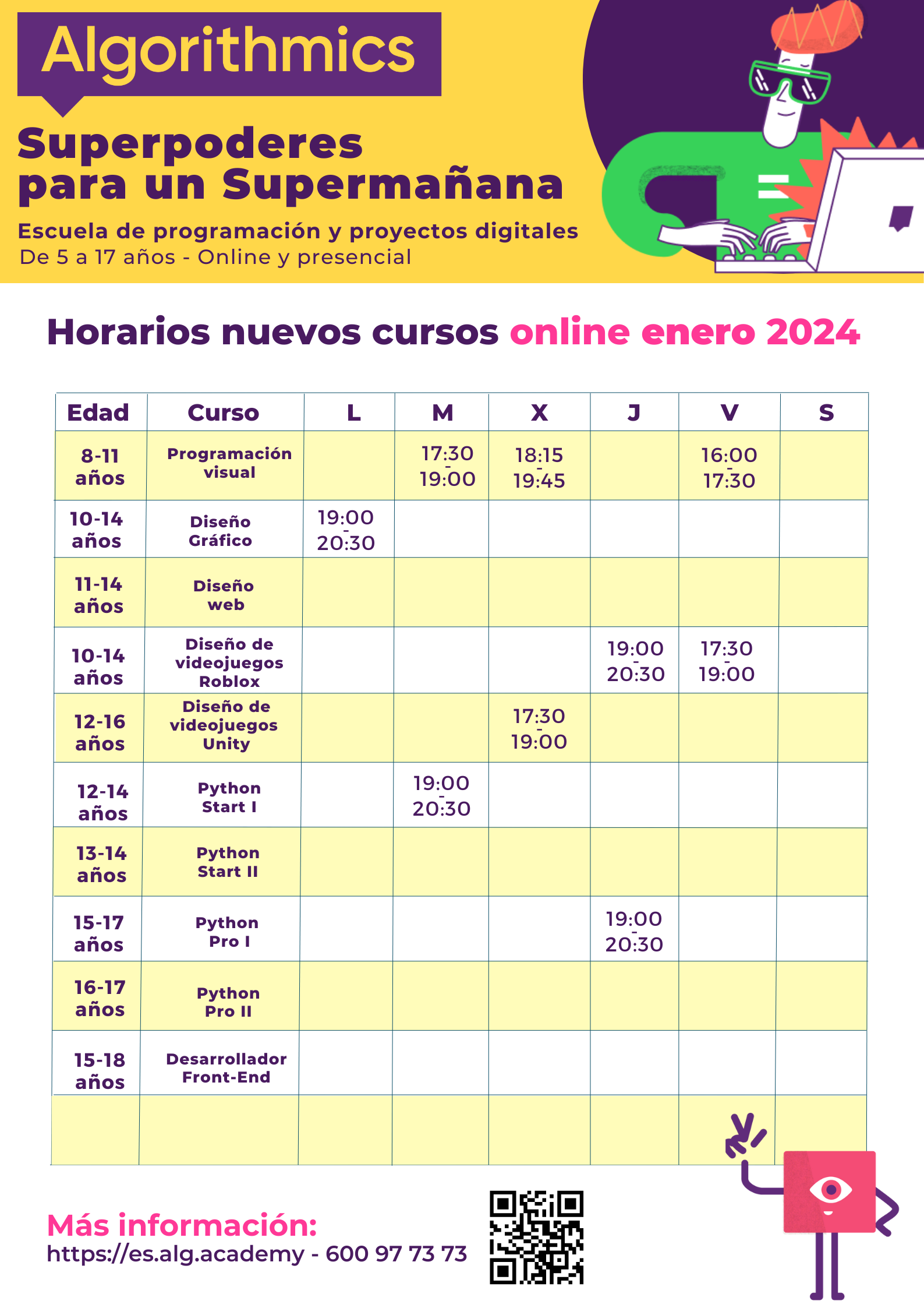 Algorithmics - Escuela de Programación para niños y jóvenes