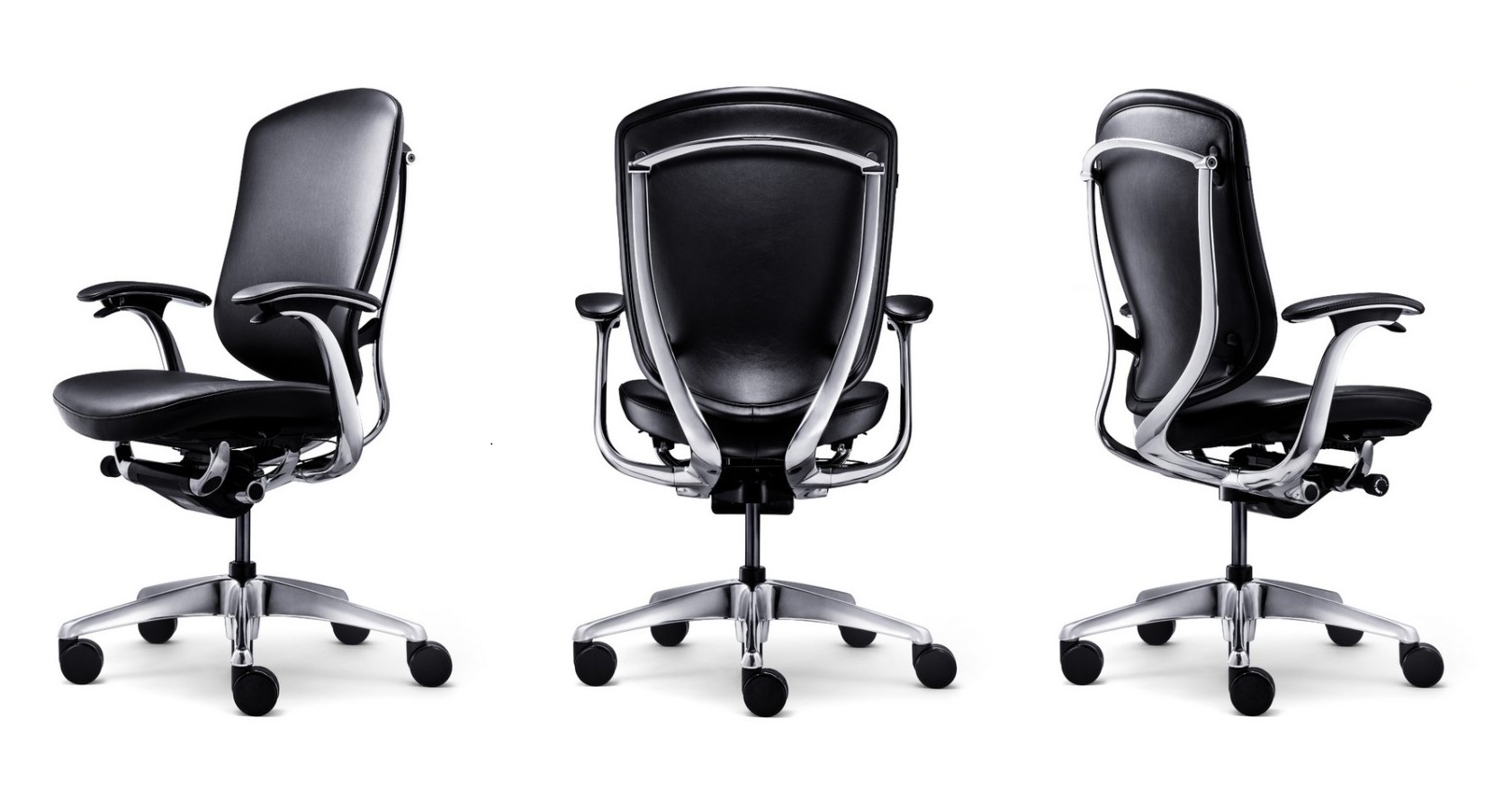 OKAMURA OCONTESSA SECONDA Leather Office Chairs