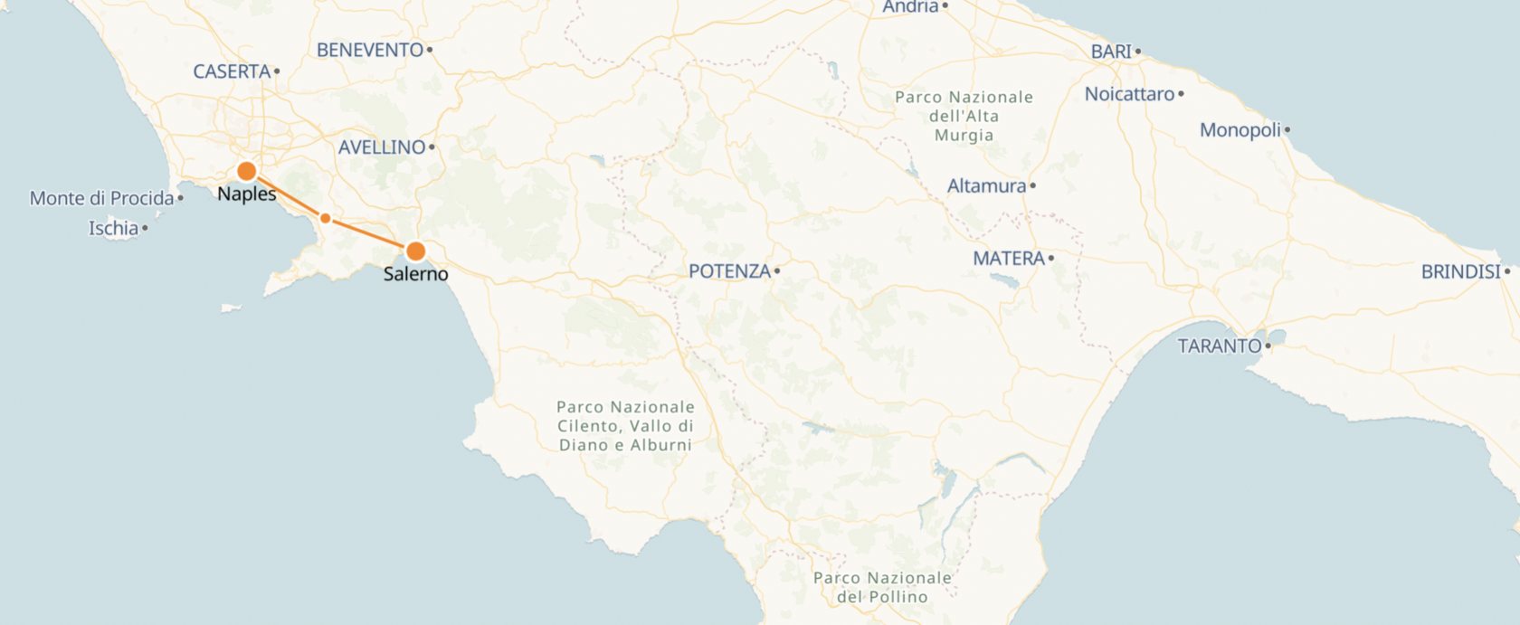 Naples to Salerno Train Tickets & Schedule - Italy Railway