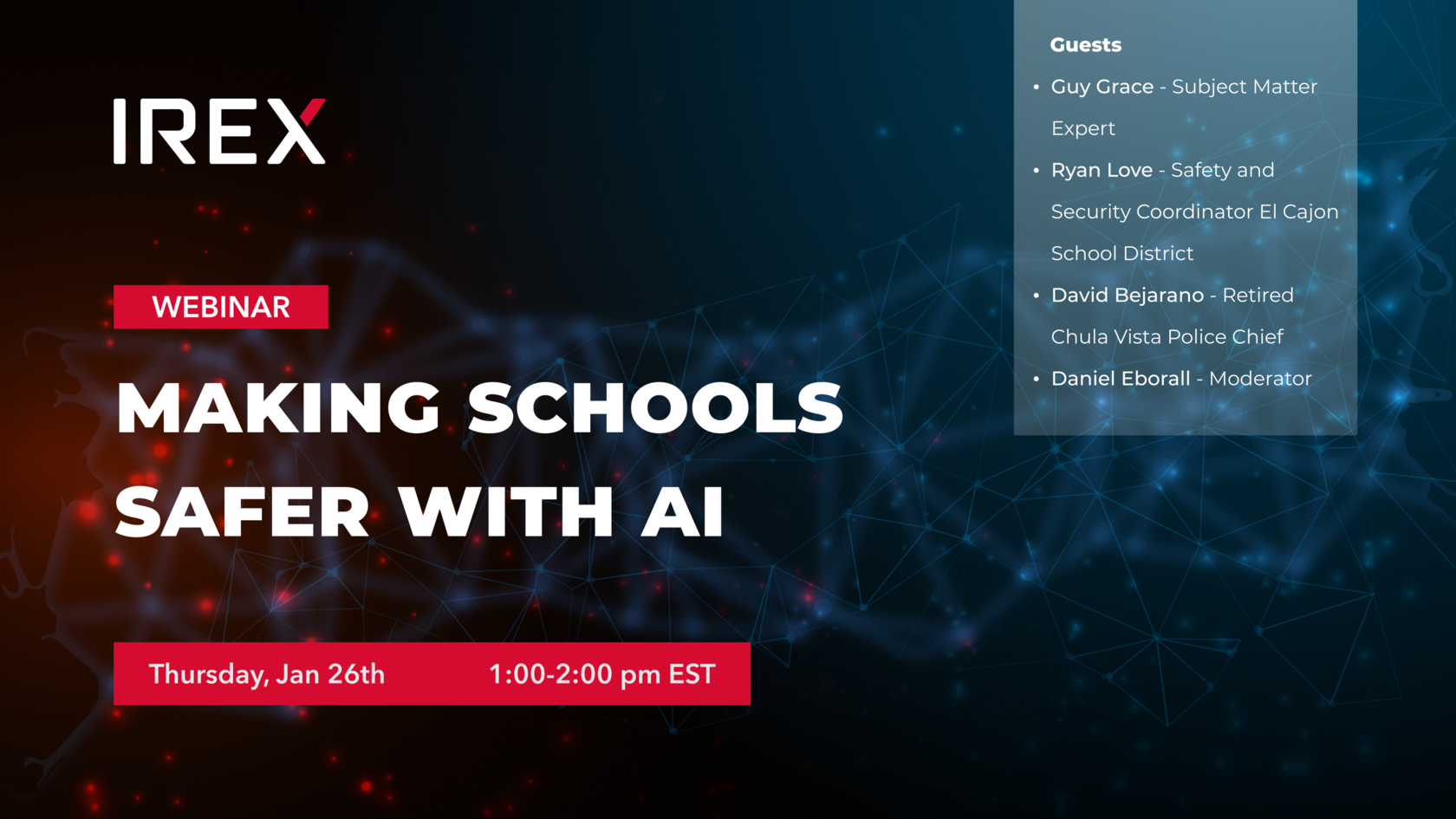 IREX to Host Webinar: Ethical AI for School Safety