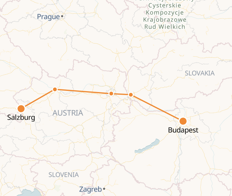 Budapest to Salzburg Railjet Train | Tickets & Time - Austrian Trains