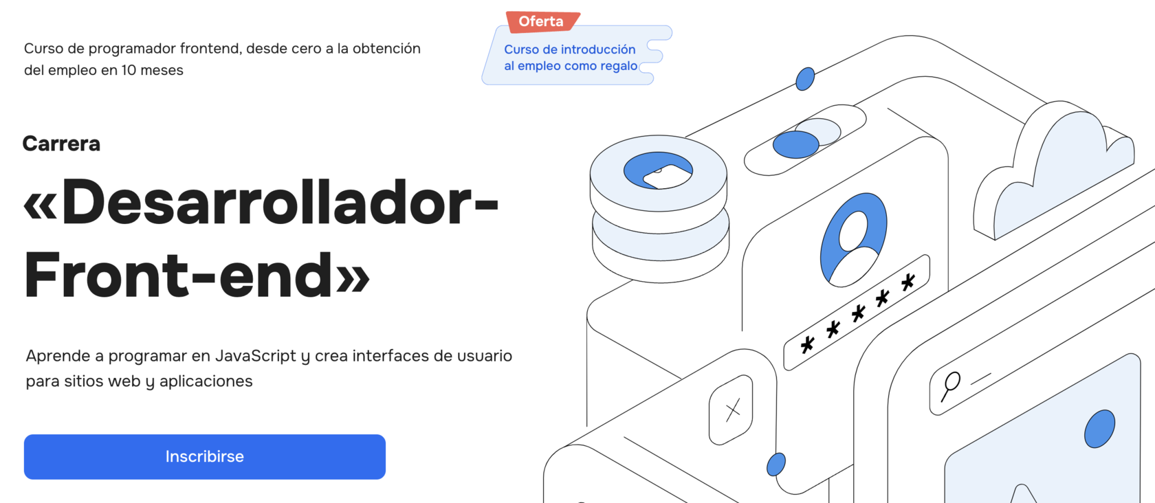 Curso de Desarrollador Front-end: Formación Online desde Cero con Garantía de Empleo