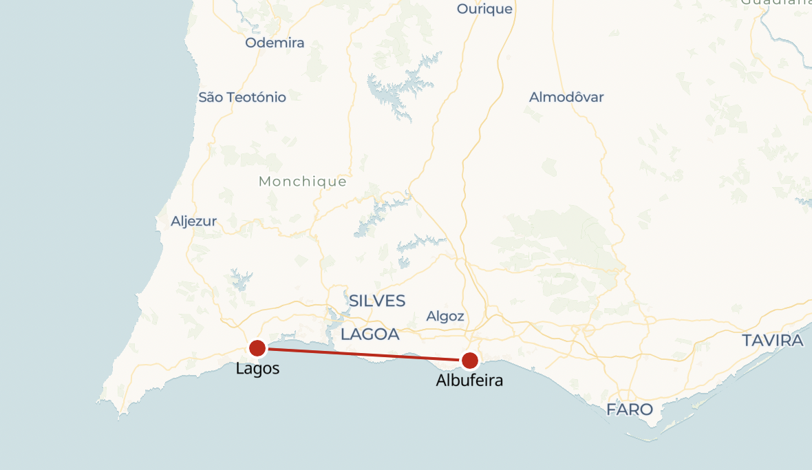 Albufeira to Lagos Alfa Pendular Train | Schedule & Tickets