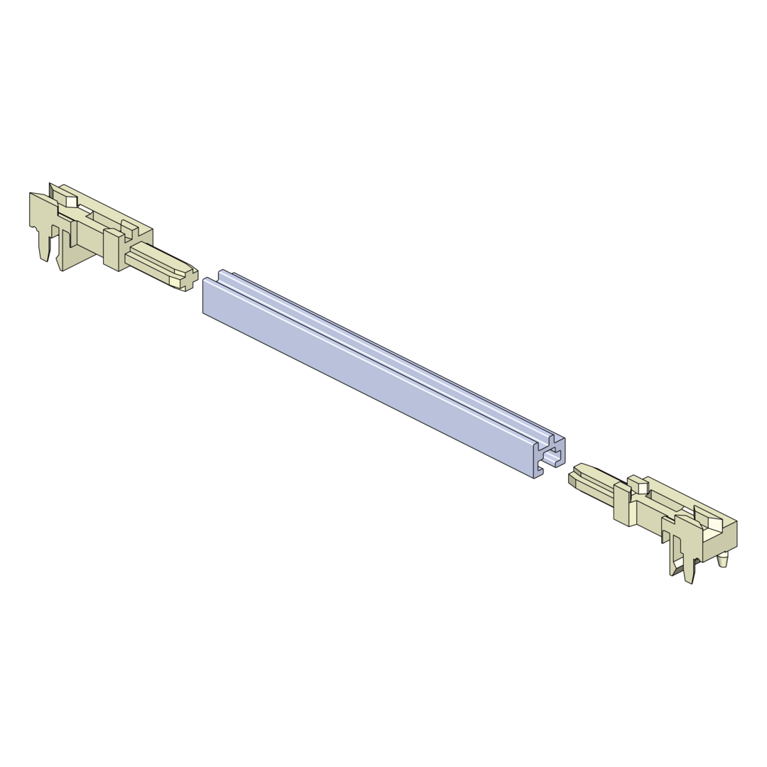 Card Guides, Non-Keyable, 2HP, IEEE 1101.1