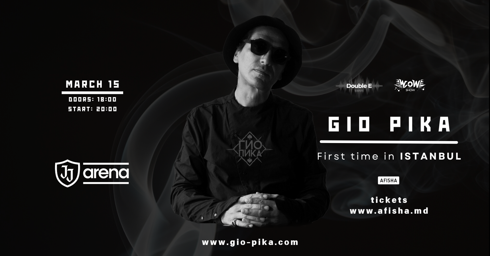 GIO PIKA впервые в Стамбуле 15 марта