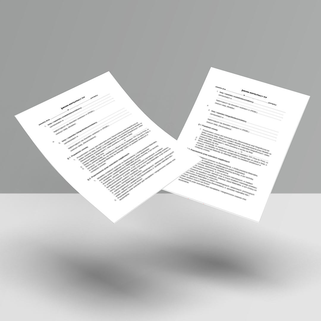 Free TFP contract template for photographer