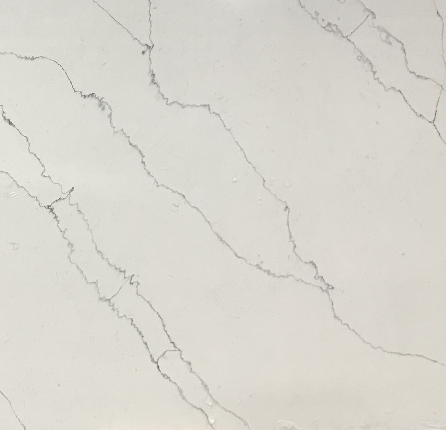 Alaska Bianca Quartz Slab - Perfect Stones