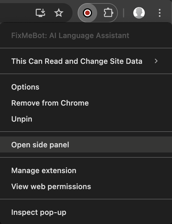 FixMeBot | Browser Extension