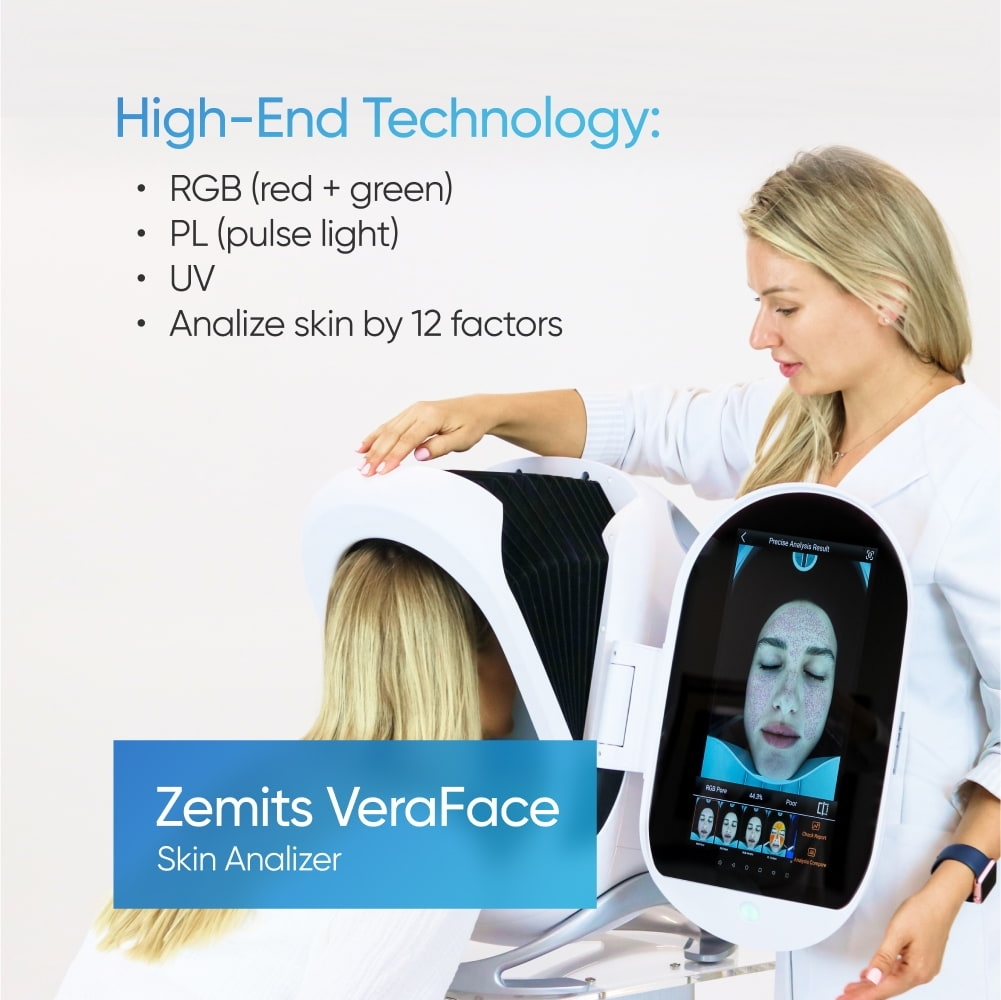 Zemits VeraFace Skin Analyzer Professional Skin Analysis System ...