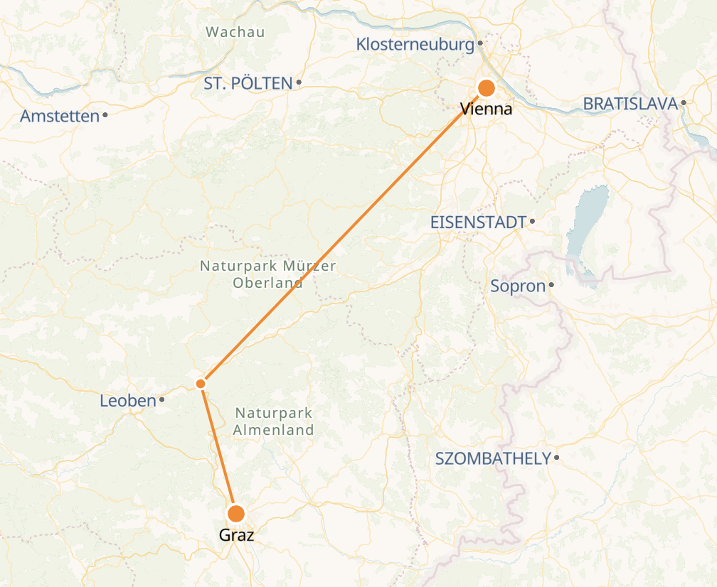 Graz to Vienna Railjet Train | Book Tickets Online - Austrian Trains