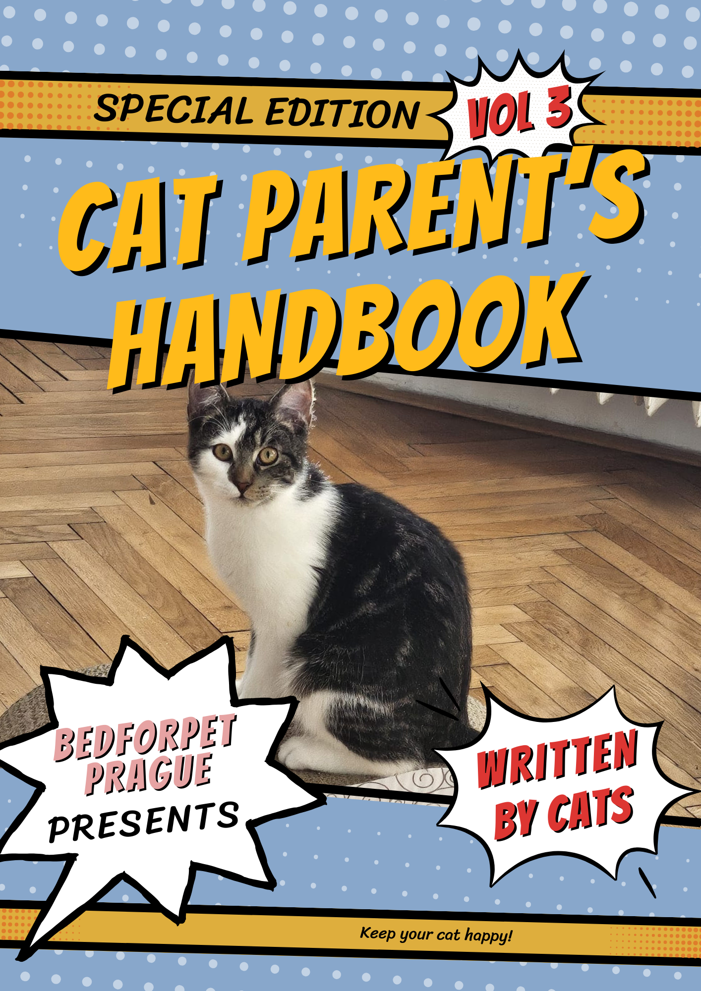 Resources on cat nutrition, behavior and psychology by BedForPet Prague