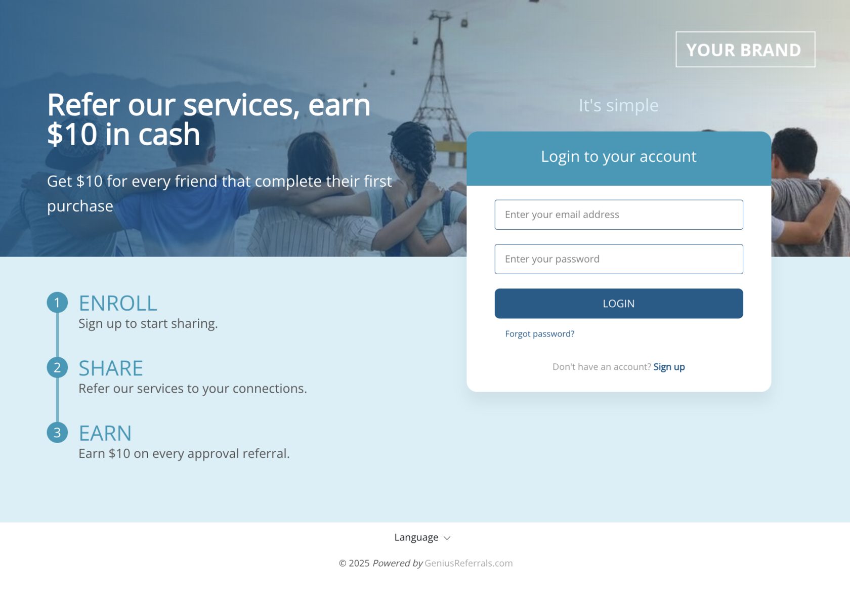 Plantilla de Programa de Referidos para Clientes | Genius