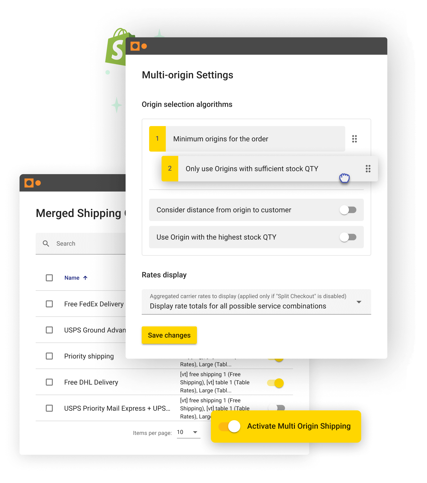 Shopify Multi Origin Shipping App | Calcurates