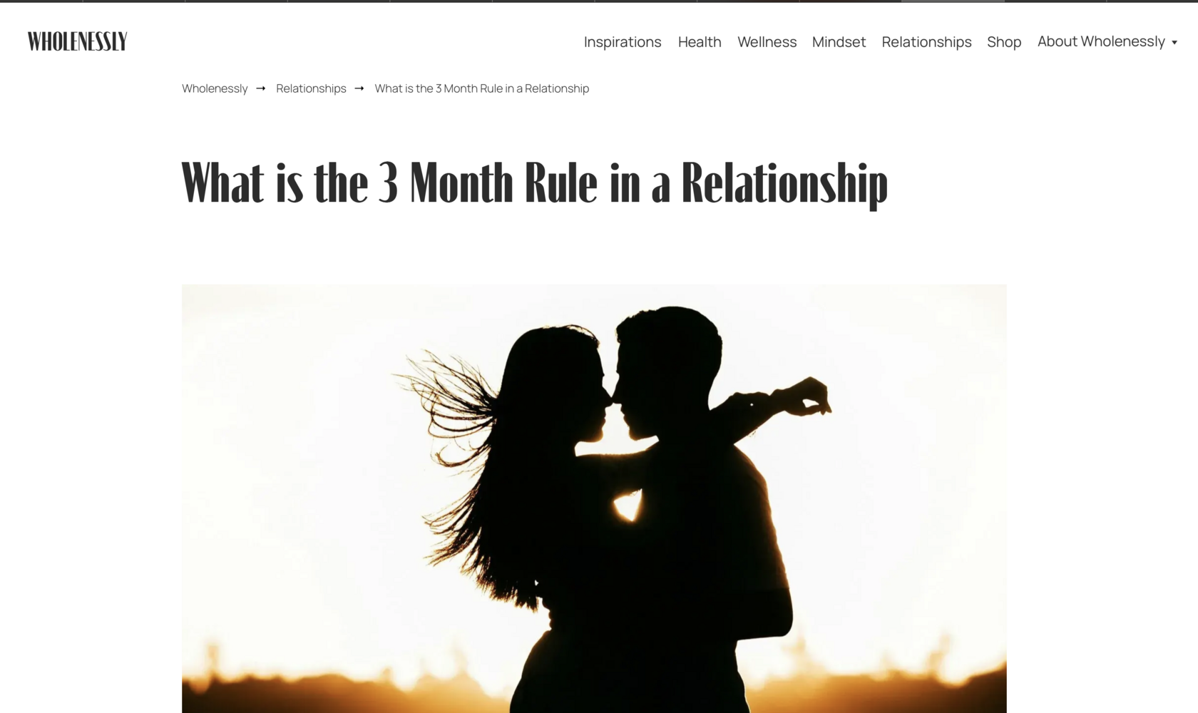 What is the 3 Month Rule in a Relationship