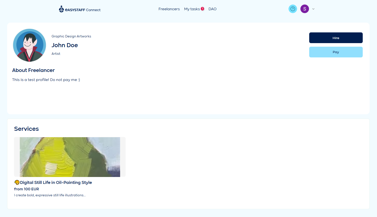 Как совершить оплату через easylancer