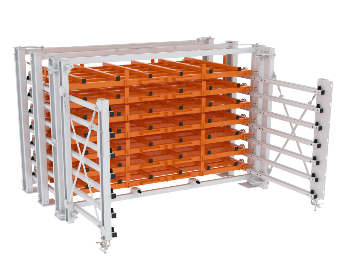 Racks for metal plates | RAXMET