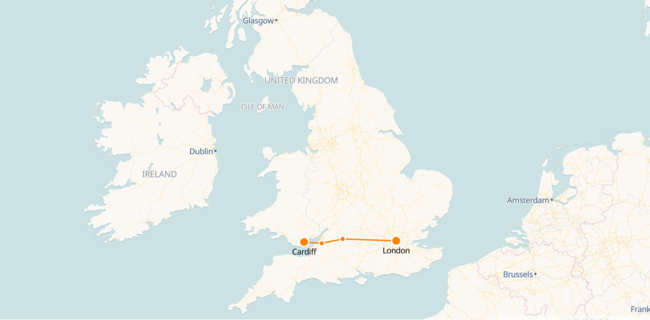 Cardiff to London Train - Tickets & Schedule
