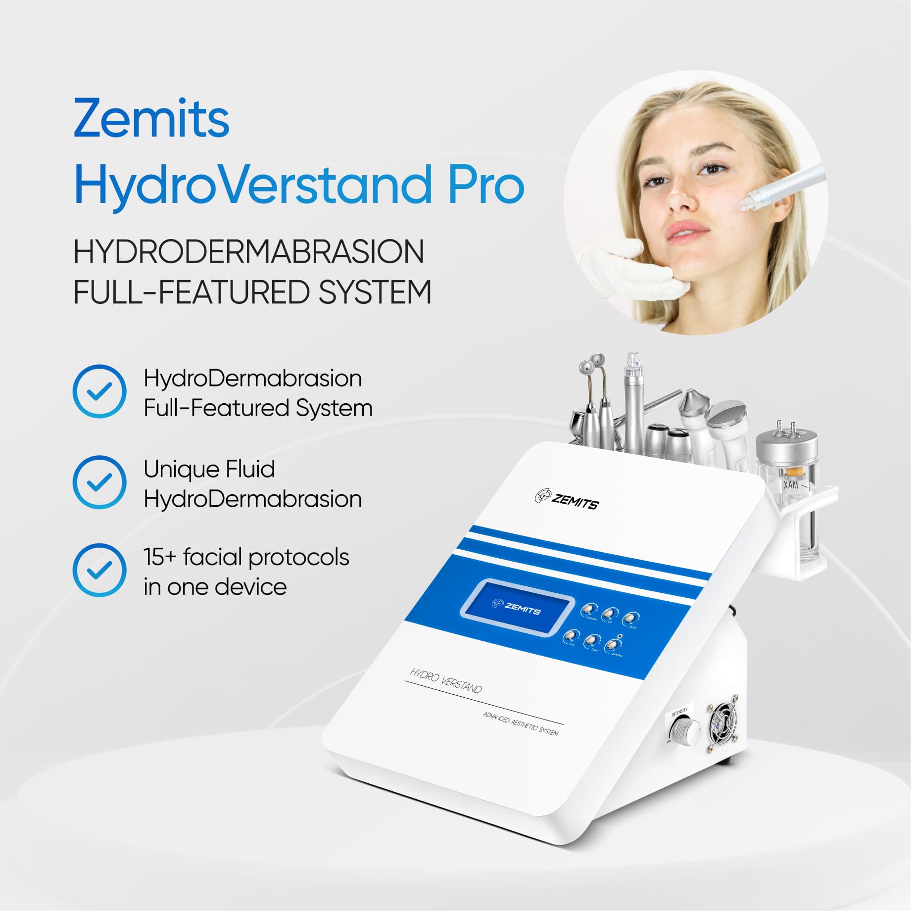 Zemits HydroVerstand PRO 7-in-1 HydroDiamond System | Esthetic Spa ...