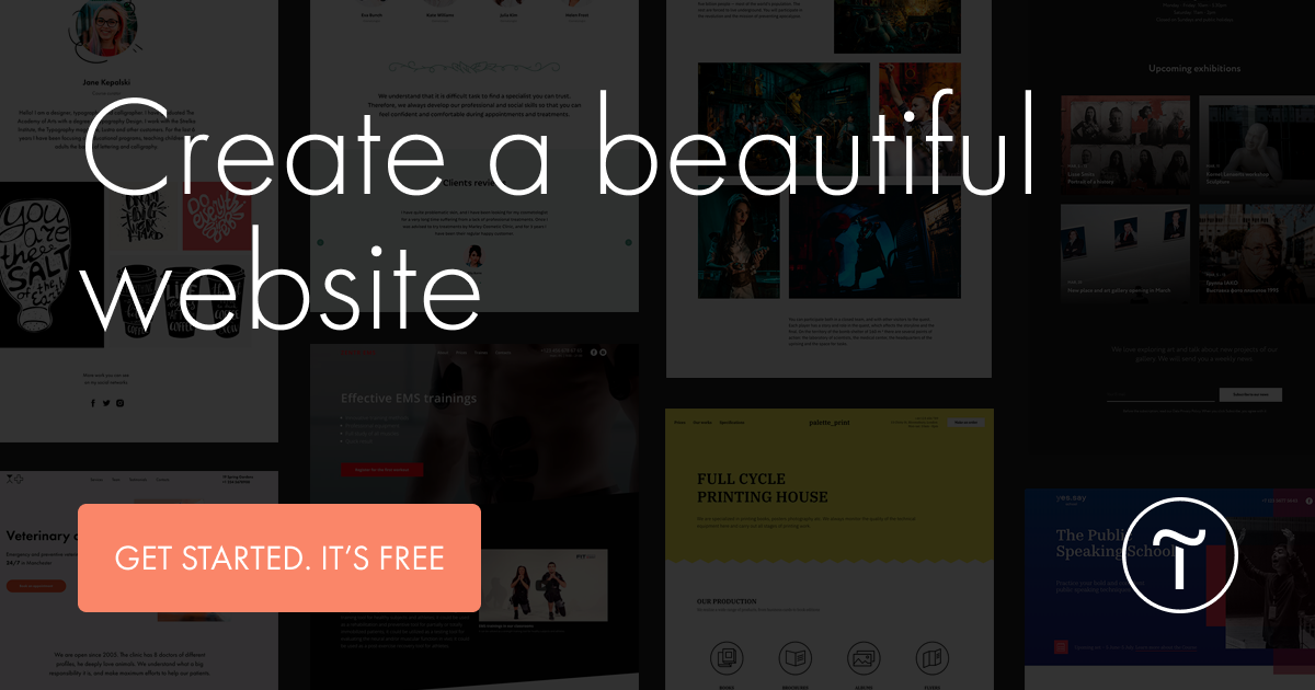 Tilda Website Builder And Web Design Platform