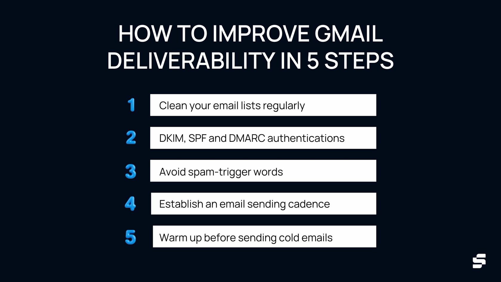 How to Improve Gmail Deliverability in 5 Steps