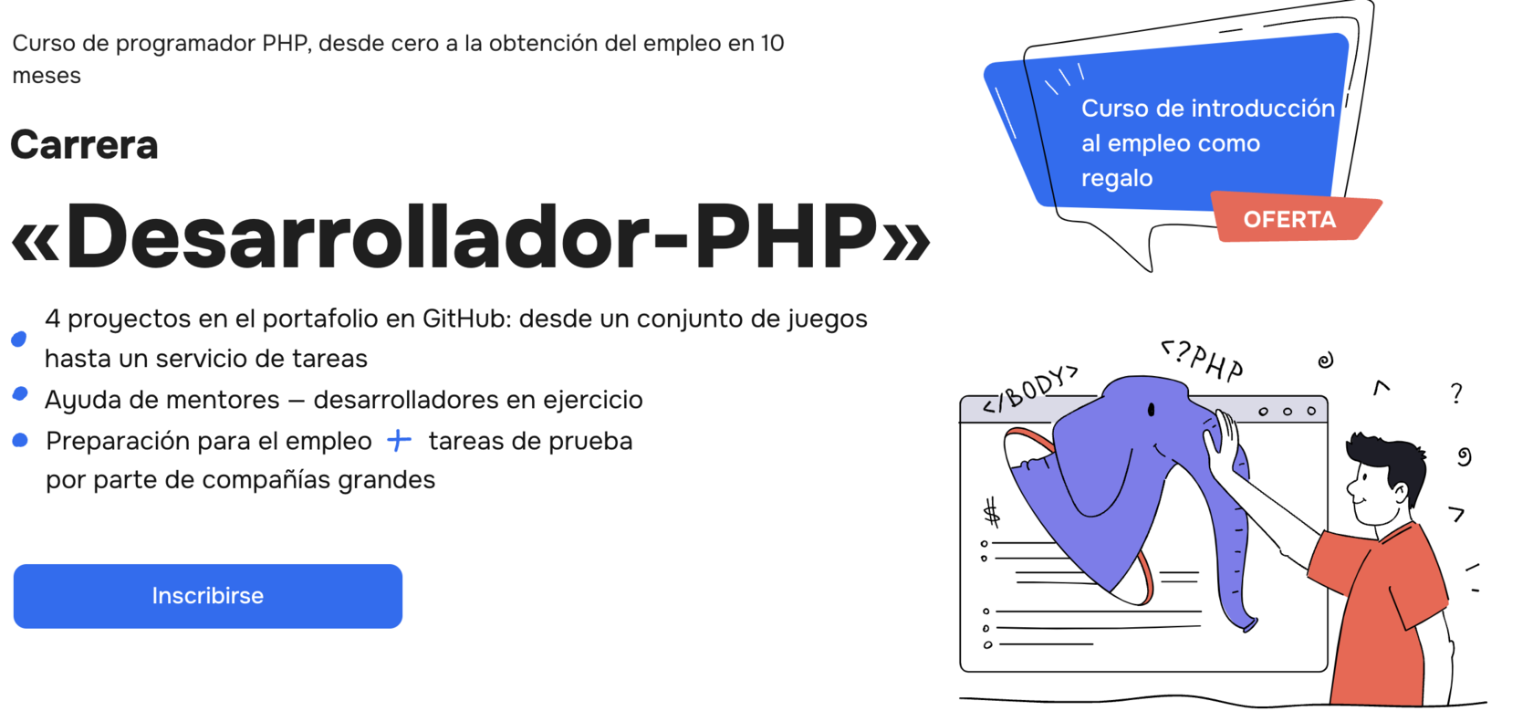 Curso de Desarrollador PHP - formación PHP online desde cero con ...
