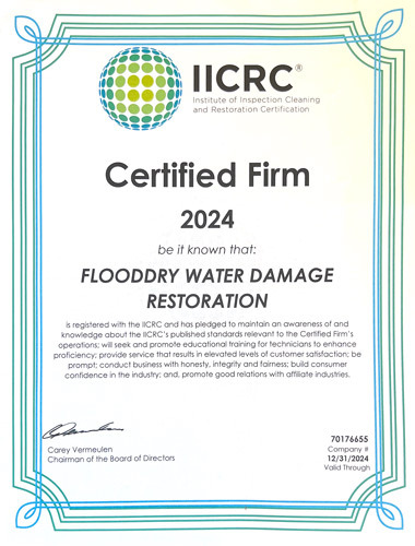 Water Damage Restoration FloodDry California Bay Area