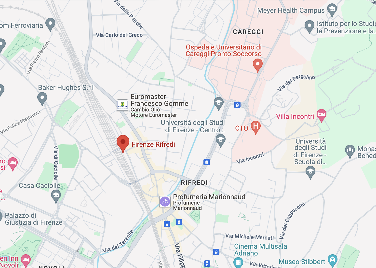 Firenze Rifredi Train Station in Florence - Italy Railway