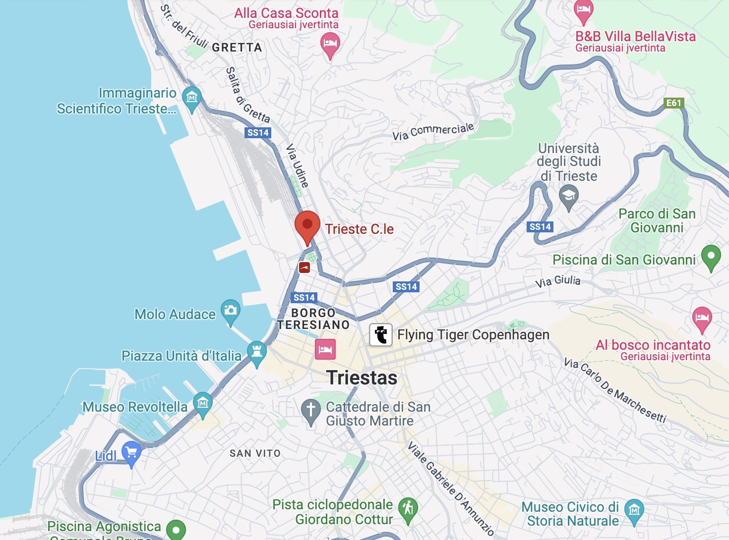 Trieste Centrale Train Station - Italy Railway