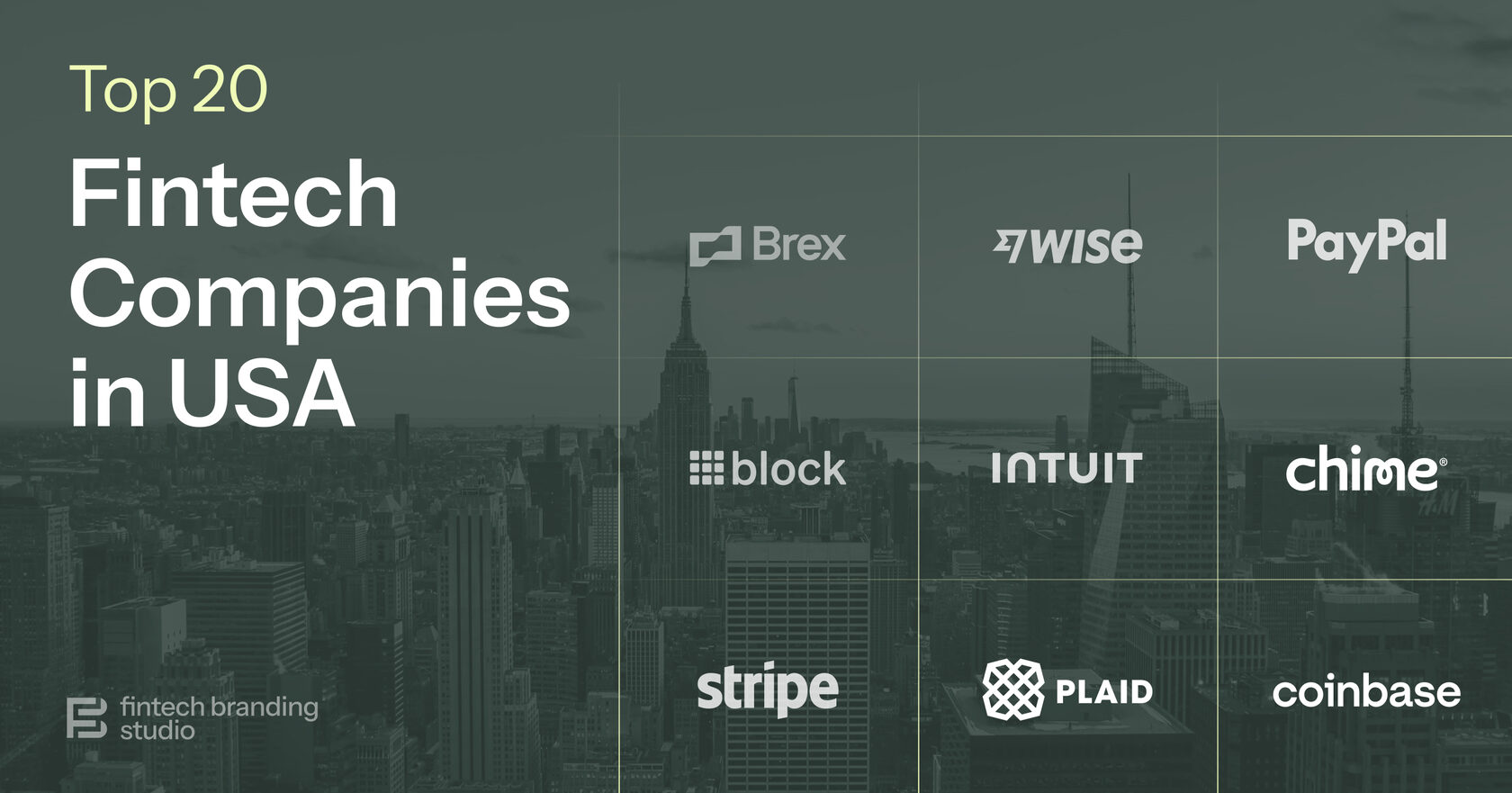 Top 20 Fintech Companies in USA (2026)