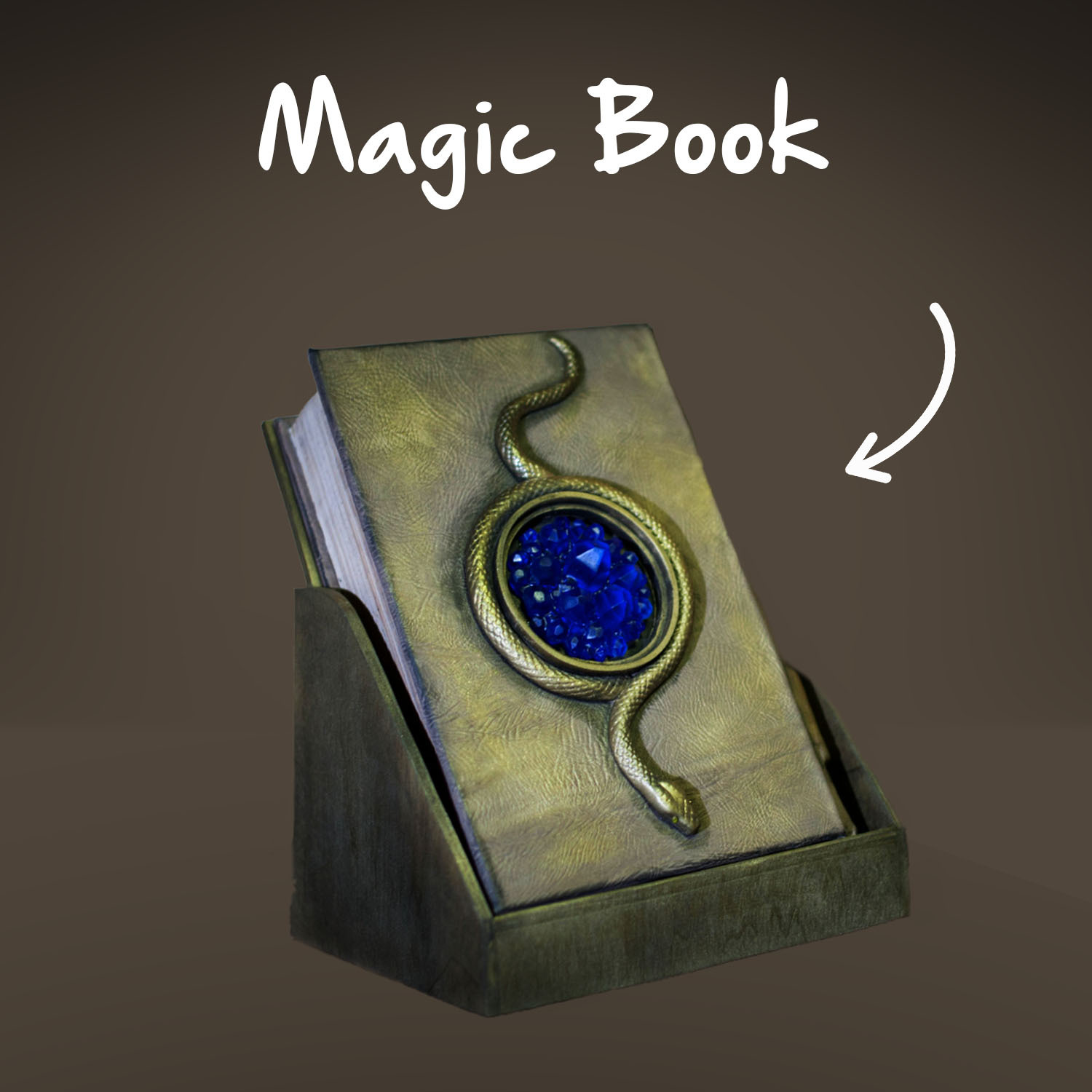 Electronic prop for escape room magic book. Escape room props