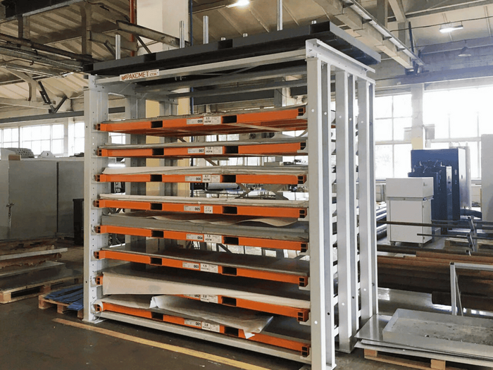 Racks for metal plates | RAXMET