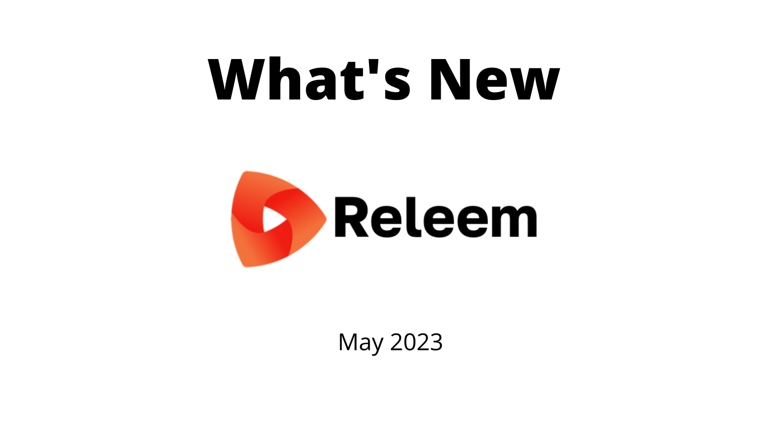 What’s New At Releem - May 2023