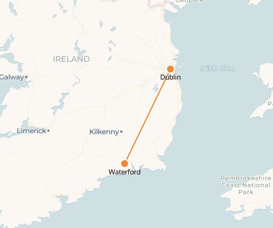 Waterford to Dublin Train | Timetable & Tickets Cost - Ireland Trains